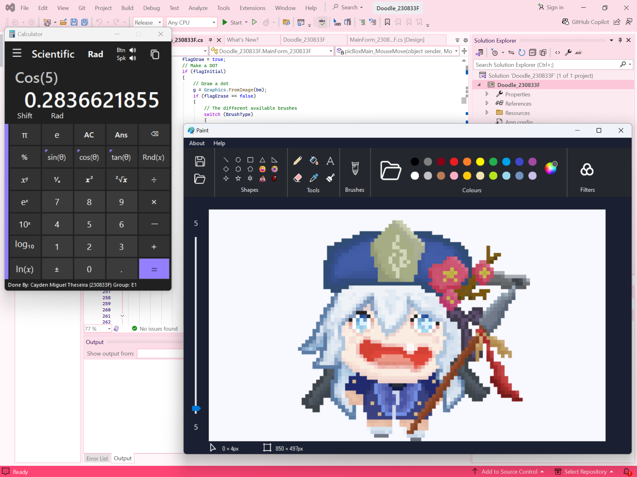 Winforms Application | Cayden's Portfolio